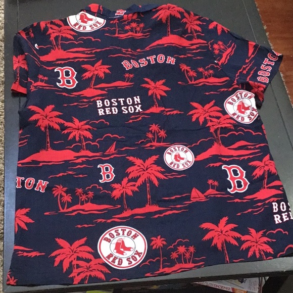 reyn spooner | Tops | Reyn Spooner Boston Red Sox Mlb Hawaiian Shirt Euc | Poshmark